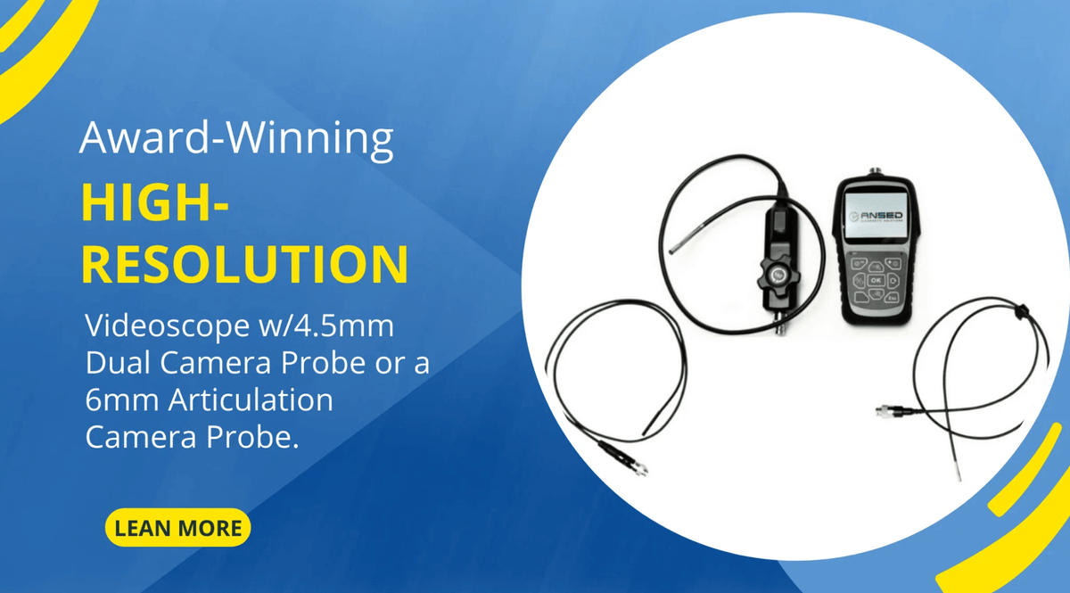 Award-Winning High-Resolution Videoscope w/4.5mm Dual Camera Probe or ...