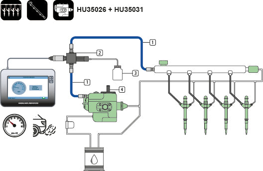 COMMON RAIL DUMMY PLUG REGULATOR SET – ANSED Diagnostic Solutions